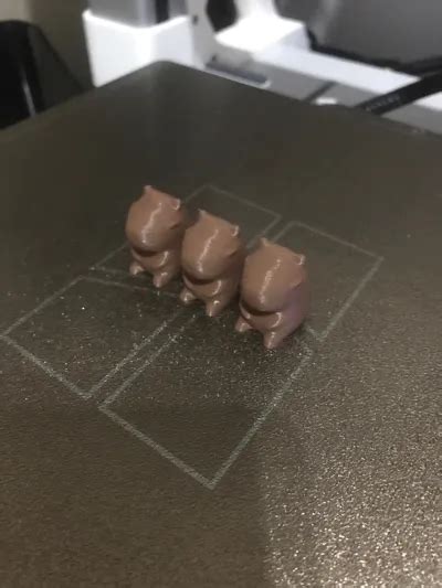 Cute Tiny Capybara And Keychain Version By Rubberduckarmy Makerworld Download Free 3d Models