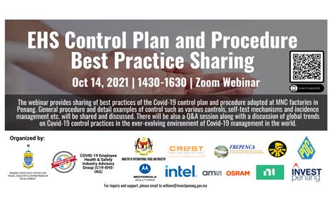 Webinar Ehs Control Plan And Procedure Best Practice Sharing