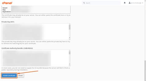 How To Install A SSL Certificate For Your Domain