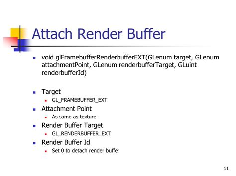 PPT CH8 Frame Buffer Object PowerPoint Presentation Free Download ID 3771652