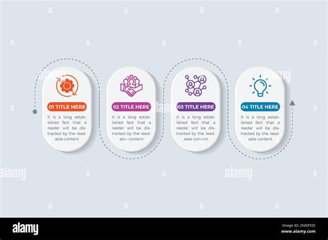 Creative Work Process And Business Information Diagram Vector With