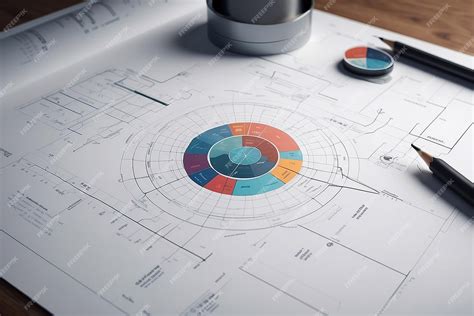Scientific Diagram Illustration Mockup Premium Ai Generated Image
