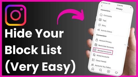How To Hide Your Block List On Instagram EASY GUIDE YouTube