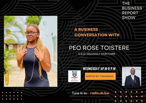 Thabang Olebogeng On Linkedin Tune On Ub Radio Tomorrow For An Exciting Conversation Featuring