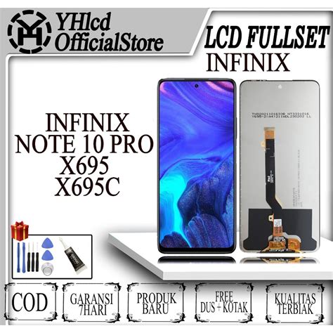 Jual Lcd Touchscreen Infinix Note 10 Pro X695 X695c Kualitas Tinggi Fullset Original