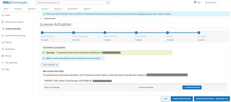 Ecs How To Activate License From A Transformational Licensing Agreement Tla Dell Myanmar