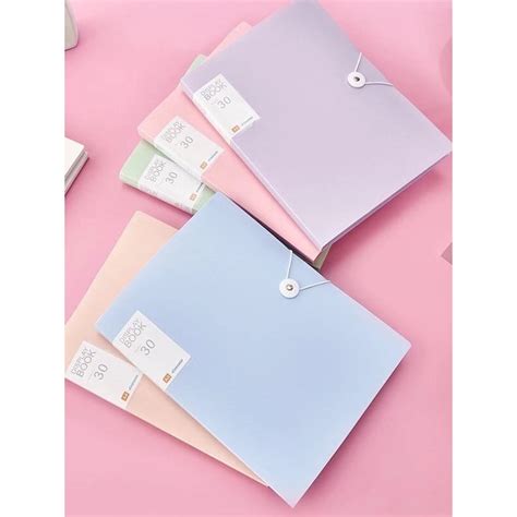 Clear Book Expanding File Folder Paper Storage Clear Book Long Clear