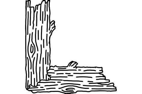 Tree Trunk Border Decoration Vector Graphic By Arsa Adjie · Creative