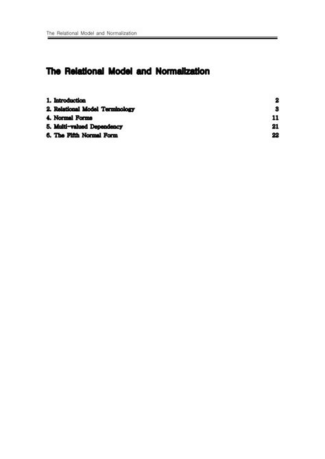 Pdf 03 Relational Model And Normalizationdblabsangjiackr
