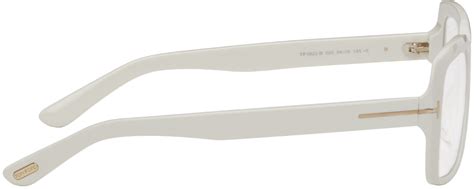 Tom Ford White Rectangular Glasses Tom Ford