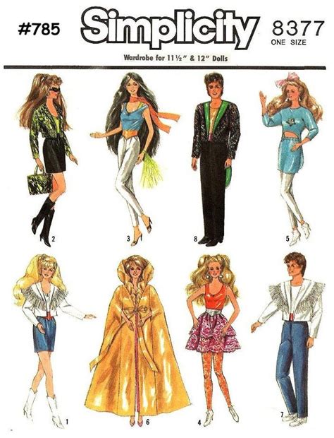 11 1 2 Inch Doll Clothes Pattern Pdf Sewing Pattern Simpli Licityy 8377