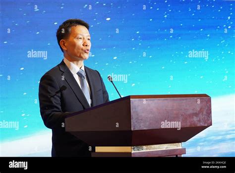 Haikou China November 21 2022 Zhang Zhongyang General Manager And Deputy Secretary Of The