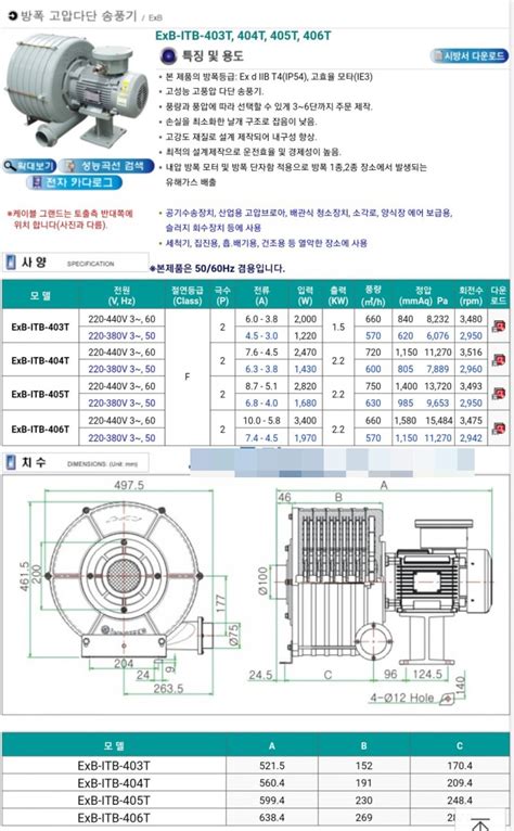 소사풍력방폭고압다단송풍기방폭고온용다단송풍기산업용고압브로아세척기용고압브로아양식장공기공급용고아브로아내압방폭송풍기내압방폭팬방폭송풍기방폭팬이노텍내압방폭다단송풍기