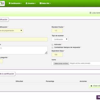 Certification Creation Form Download Scientific Diagram