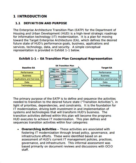 Transition Plan Template 9 Download Documents In PDF