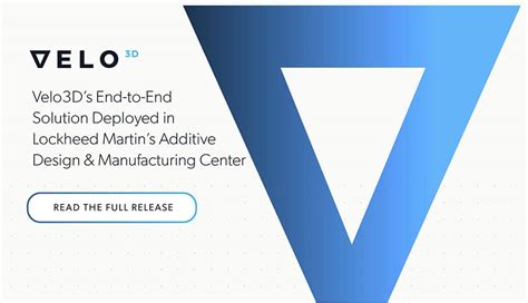 Velo3d Puts Manufacturing Capabilities To Work For Aerospace Company