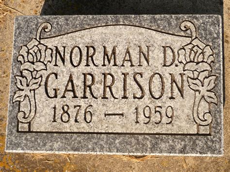 Norman David Garrison 1876 1959 Find A Grave Memorial