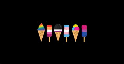 Gay Ice Cream Lgbtq Pride Month Subtle Gay Queer Lesbian Gay Queer