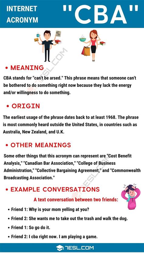 Cba Meaning Origin And Examples • 7esl Other Ways To Say Meant To