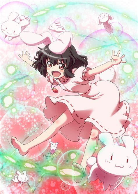 Lunamoon Inaba Tewi Touhou 1girl 3 Animal Ears Bad Anatomy Bad