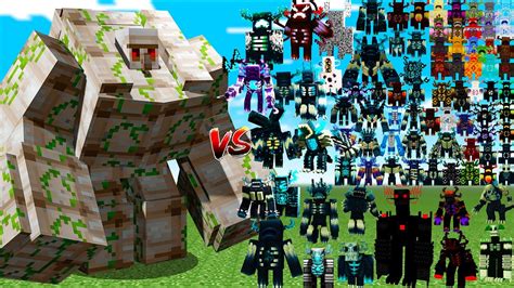 Ultima Mutant Titan Iron Golem Vs 300 Wardens Youtube