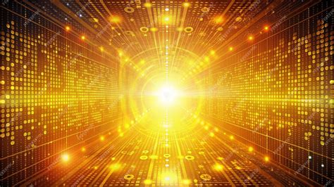 premium photo abstract digital background with binary code glowing