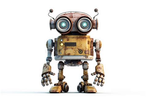 Cute Dirty Artificial Intelligence Android Stock Illustration Illustration Of Fiction Cute