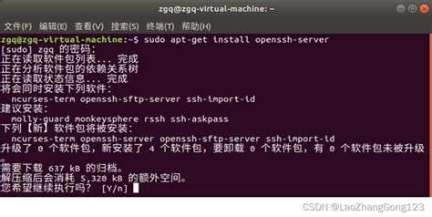 linux第17步 安装ssh服务 linux虚拟机上安装ssh服务 csdn博客
