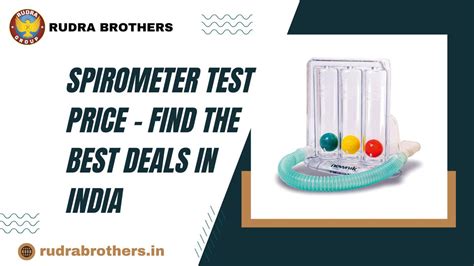 Spirometer Test Price Find The Best Deals In India