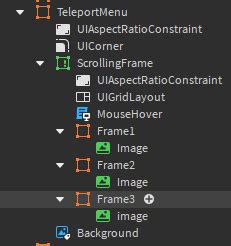 Horizontal ScrollingFrame Scaling Is Not Working Art Design Support