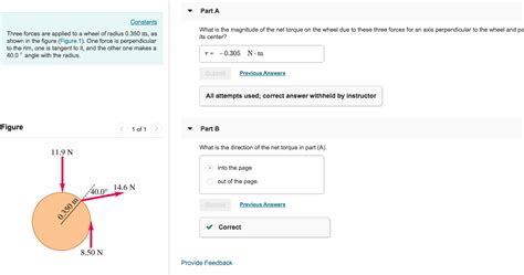 solved part a constants what is the magnitude of the net