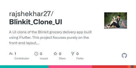 Github Rajshekhar27 Blinkit Clone Ui A Ui Clone Of The Blinkit Grocery Delivery App Built