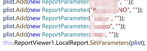 关于rdlc的一些问题 reportprocessingexception one or more parameters csdn博客