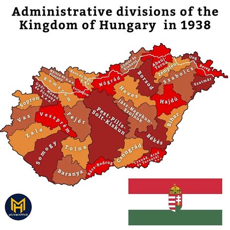 Administrative Divisions Of The Kingdom Of Hungary Maps On The Web
