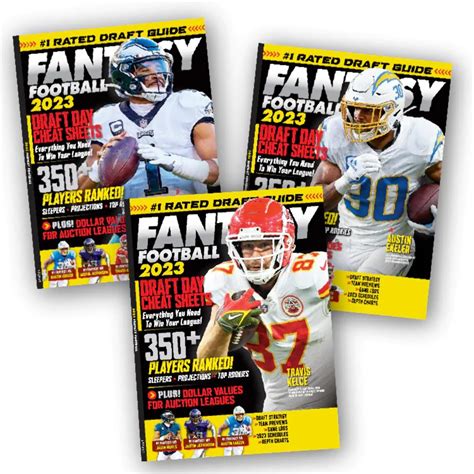 Fantasy Football 2023 Draft Day Cheat Sheet Over 350 Players Ranked