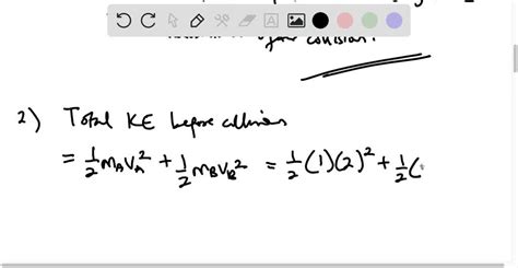Solved Two Objects And B Of Equa Mass 0 Kg Each Move Towards Each Other At 20 Ms Collide