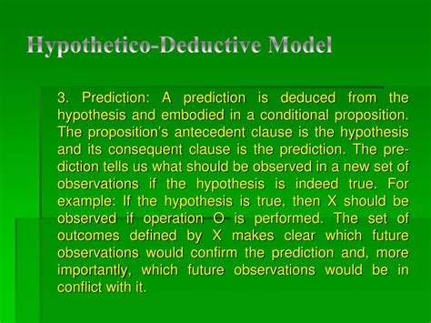 Ppt Lecture 7 Hypothetical Deductive Method Powerpoint Presentation Free Download Id 5481676
