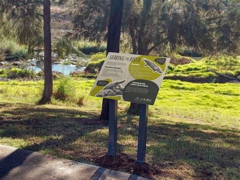 Walking Trail Signs Merriwa Shared Pathway The Interpretive Design Company