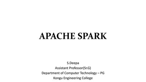 apache spark pptx