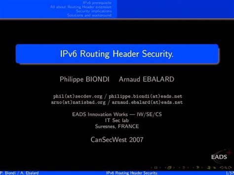 Pdf Ipv6 Routing Header Security Dokumentips