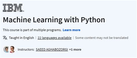 mastering machine learning with python