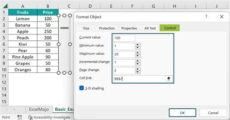 Scroll Bars In Excel Examples Uses How To Create