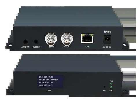 H 265 1080P 60 SDI Video Encoder With LCD Orivision