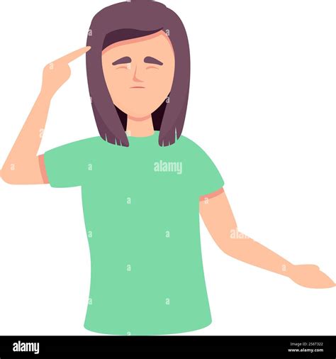 Memory Care Icon Cartoon Vector Woman Disease Old Support Memory Care Icon Cartoon Vector