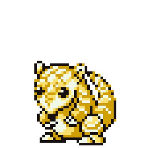 Pokemon Gen 1 Sandshrew Front Sprites [fixed] By Argentenuem On Deviantart