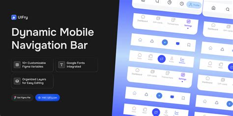 Ui Kit Mobile Navigation Design Figma