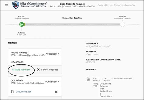 Accepted Filings Open Records GovLink Support Accepted Filings Open Records GovLink Support