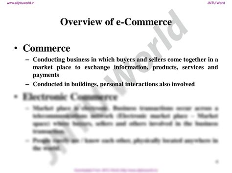 Solution E Commerce Notes Framework The Anatomy Of E Commerce