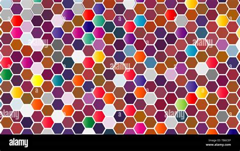 Abstract Hexagon Pattern Background With Copy Space For Text And Advertisements Geometric