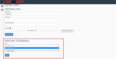 How To Manage Mysql Database From Cpanel Gotmyhost Blog